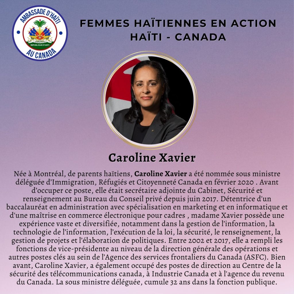 Caroline Xavier – Ambassade / Anbasad